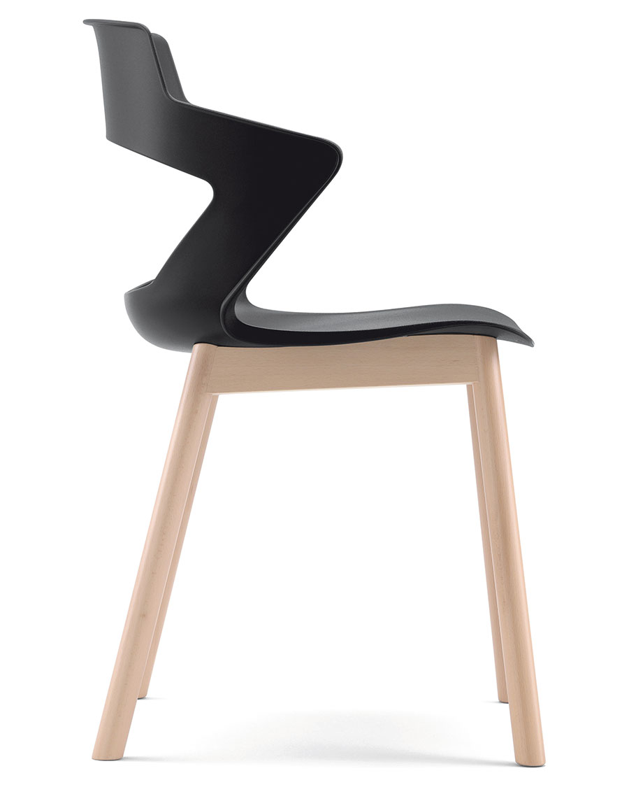 Zenith Moulded Chair - Wood